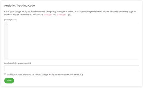 How Do I Add Analytics Code To Hostshop 20i Support Database