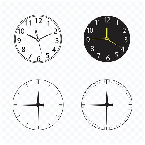 Best Clock Vector Line Art 29277961 Vector Art At Vecteezy