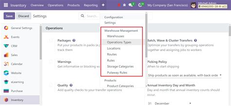Configuration In Odoo 18 Inventory Odoo 18 Community Book