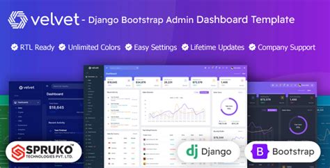 velvet django bootstrap admin template by spruko themeforest