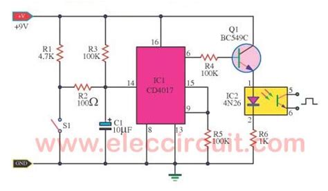 Bicycle Distance Meter Circuit With N CD