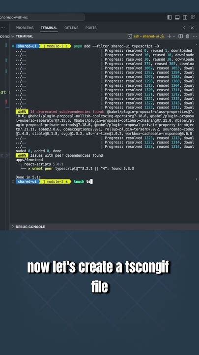 how do you create a shared ui library using pnpm in a monorepo with