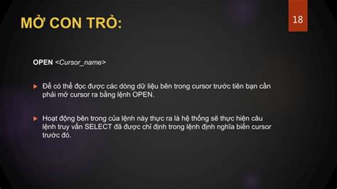 Trigger Cursor Function In Sql Server Ppt