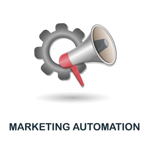 Premium Vector Marketing Automation Icon 3d Illustration From Customer Relationship Collection