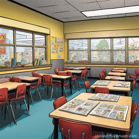 Classroom Scene Stable Diffusion Online