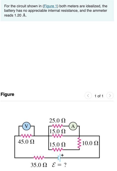 Solved For The Circuit Shown In Figure 1 Both Meters Are