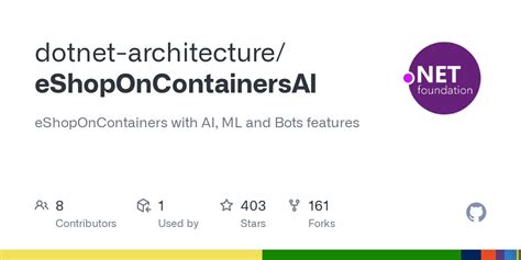 Github Dotnet Architectureeshoponcontainersai Eshoponcontainers With Ai Ml And Bots Features