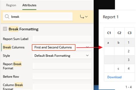 Oracle Apex Report Merge Same Cells Stack Overflow