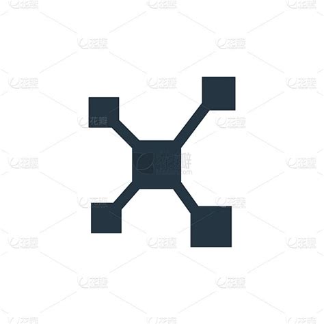网络图标。字形网络图标用于网站设计和移动，应用程序开发，打印。网络图标从充满云计算收集孤立的白色背景素材 花瓣网