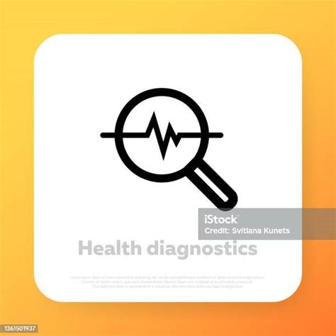 상태 진단 아이콘입니다 헬스케어 개념 비즈니스 및 광고를 위한 벡터 라인 아이콘 개체 그룹에 대한 스톡 벡터 아트 및 기타 이미지 개체 그룹 건강 진단 건강관리와