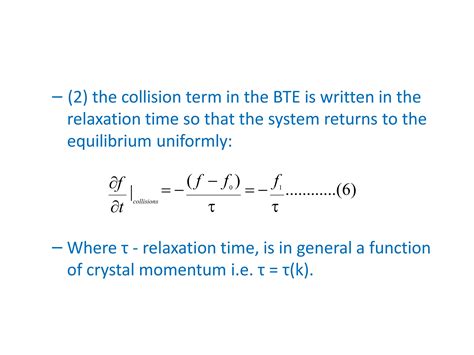 Radiation Physics On Boltzmann Equationpptx