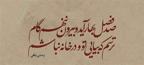 گلچینی از اشعار و غزلیات عاشقانه وحشی بافقی