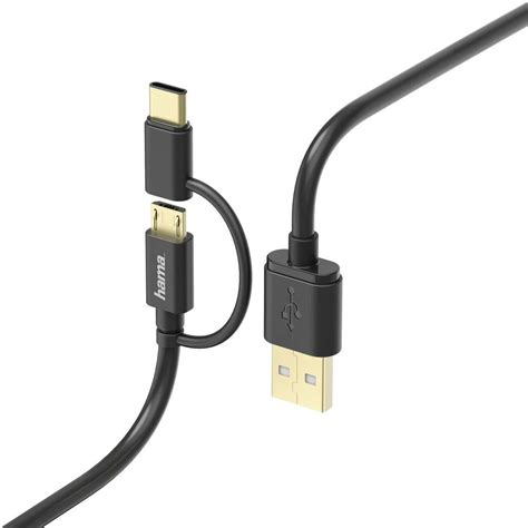 Hama Usb Aansluitkabel X Usb A Stekker X Micro Usb B Stekker Usb C Stekker