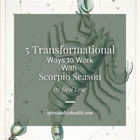 Scorpio Season Dive Deep And Transform