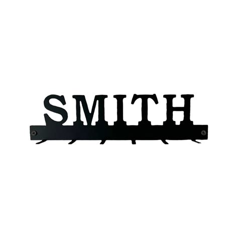 custom name key rack metal key hooks with name metal key holder
