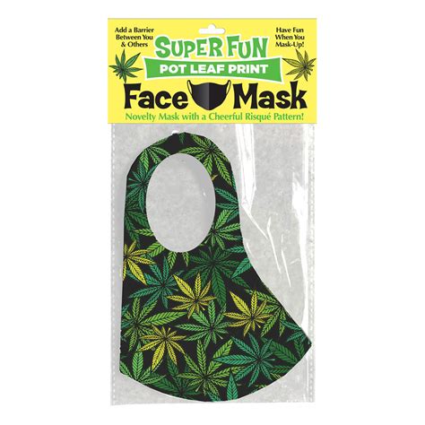 Super Fun Face Mask Pot Leaf