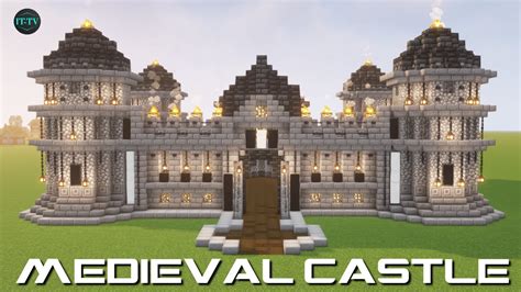 How To Build A CASTLE In Minecraft -TUTORIAL (EASY) - YouTube