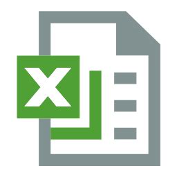 Office Excel Csv Vector Icons Free Download In SVG PNG Format