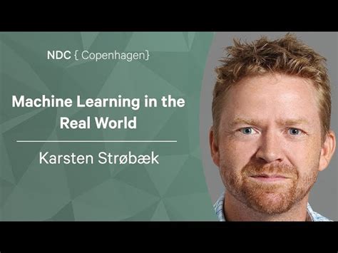 Ndc Conferences Talk Machine Learning In The Real World From Ndc Conferences Class Central