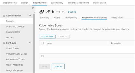 Walk Through Using Vra To Deploy Vsphere With Tanzu Namespaces And Guest Clusters Veeam