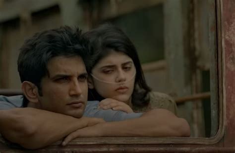 dil bechara dialogues sushant singh rajput and sanjana sanghi s