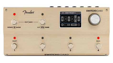 Fender Switchboard Effects Operator Control Your Stompboxes