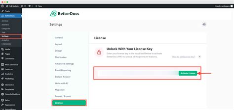 How To Activate Betterdocs License Key Betterdocs