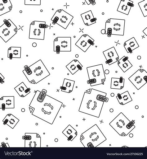 Black Line Css File Document Download Css Button Vector Image