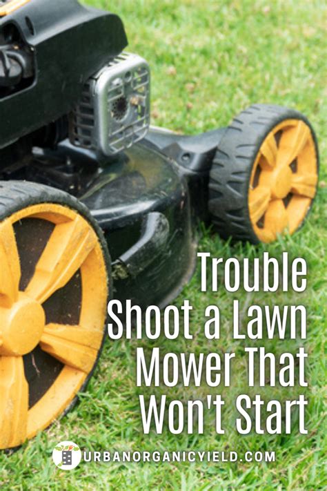Riding lawn mower won t start after sitting – Artofit