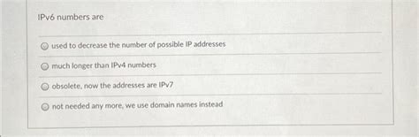 solved ipv6 numbers are used to decrease the number of