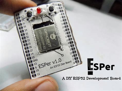 diy esp32 development board esper