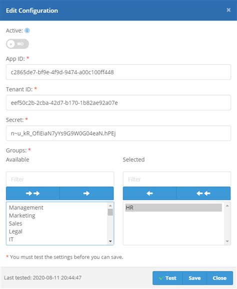 How Do I Integrate An Account With Azure AD