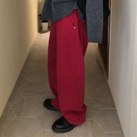 프롬비기닝 노튼 절개 기모 와이드 팬츠 4color