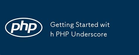 php啟動 php教程 php中文網