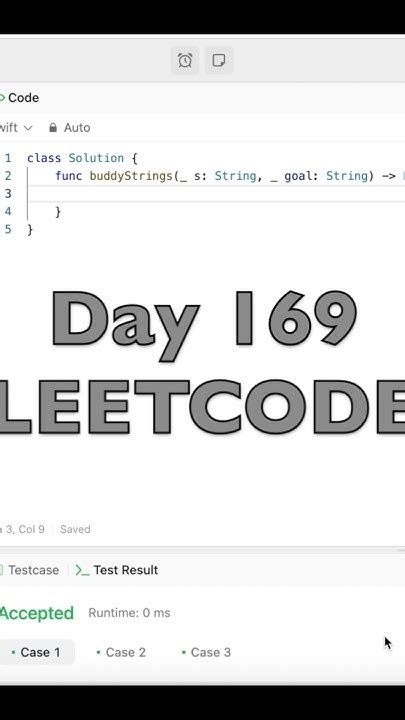 Day 169 Leetcode Problem 859 Swift Daily Challenge Swiftui