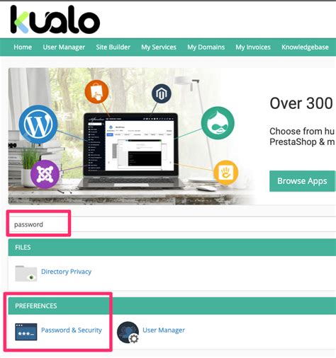 how to reset your cpanel password kualo limited
