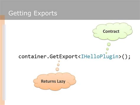Managed Extensibility Framework Or Effective Development Of Scalable Applications With Net