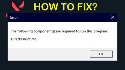 How To Fix Directx Runtime Error In Valorant Full Guide Gamingini