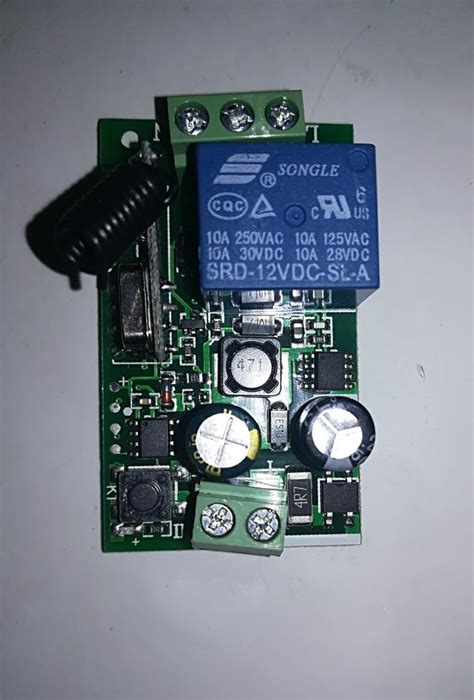 1 Channel Wireless 433Mhz Remote Control Relay Module 220v Price In Pakistan EPal Pk