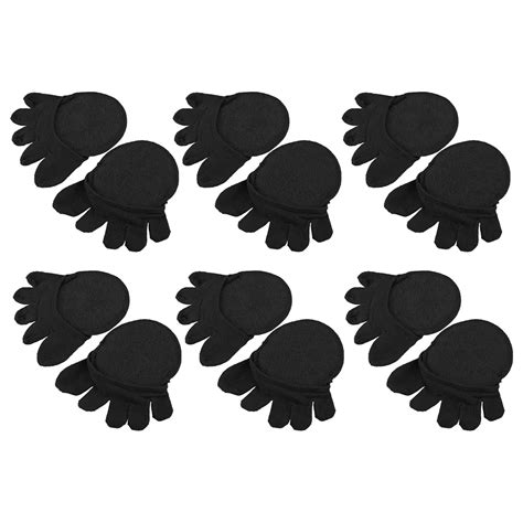 6 Pair Toe Socks Breathable Toe Compression Socks Split Non Slip Cotton