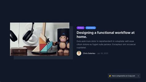 Blog Post W Hover Effect Tailwind Css