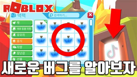 입양에서 새로운 틱톡버그”가 생겼다고 나는물약 버그 등장 숨겨진 비밀공간 찾았어요 거래 비활성화 ㄷㄷ 로블록스 입양하세요 Adopt Me Roblox