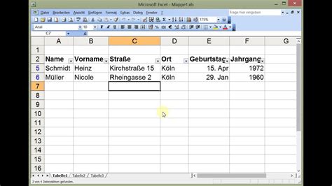 Excel 2003 Kurs Autofilter Youtube
