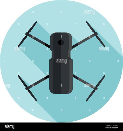 Vector Flat Design Icon Drone Stock Vector Image And Art Alamy