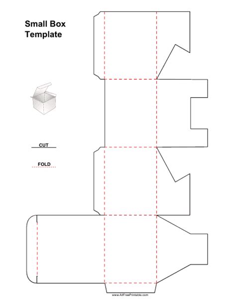 Small Box Template Download Printable Pdf Templateroller