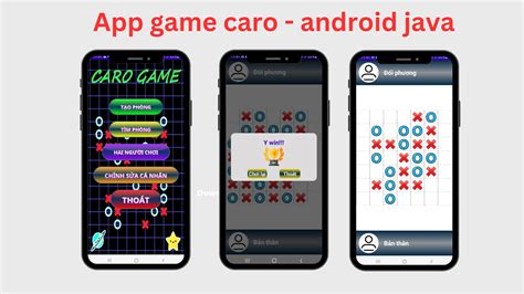 Code app game caro PvP Android studio ngôn ngữ lập trình java