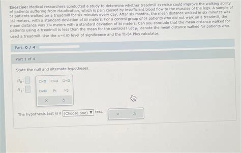Solved Exercise Medical Researchers Conducted A Study To Chegg