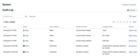 Audit Activities In Jira Atlassian Support