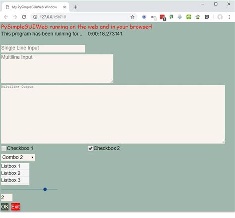 Embedding Entire Python Guis In Webpages With Repl It And Pysimplegui R Python