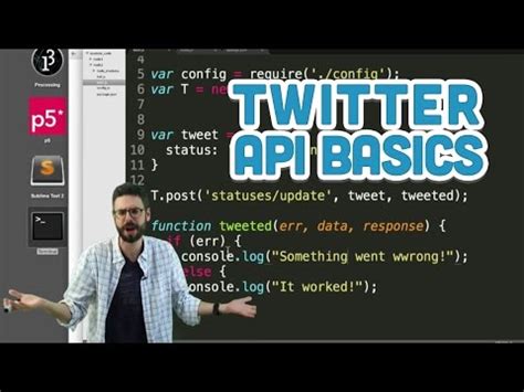 Twitter API Basics Twitter Tutorial YouTube